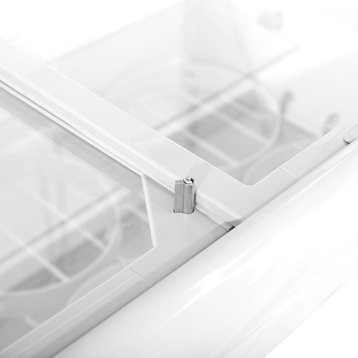 Maxx Cold Sliding Glass Top Mobile Ice Cream Display Freezer, 71"W, 16 ...