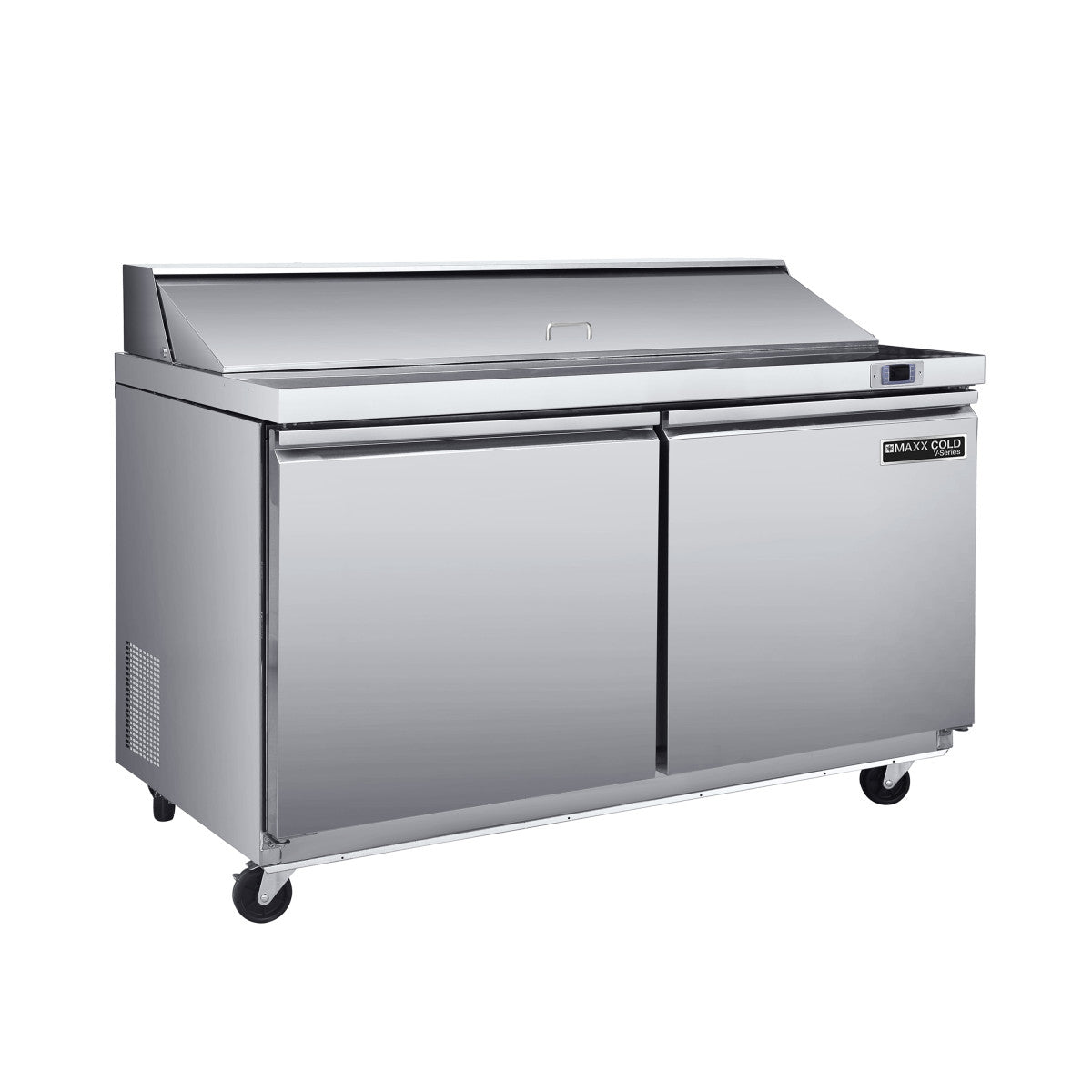 Maxx Cold V-Series 2 Door Refrigerated Mega Top Prep Table, 48"W, 12.8 ...