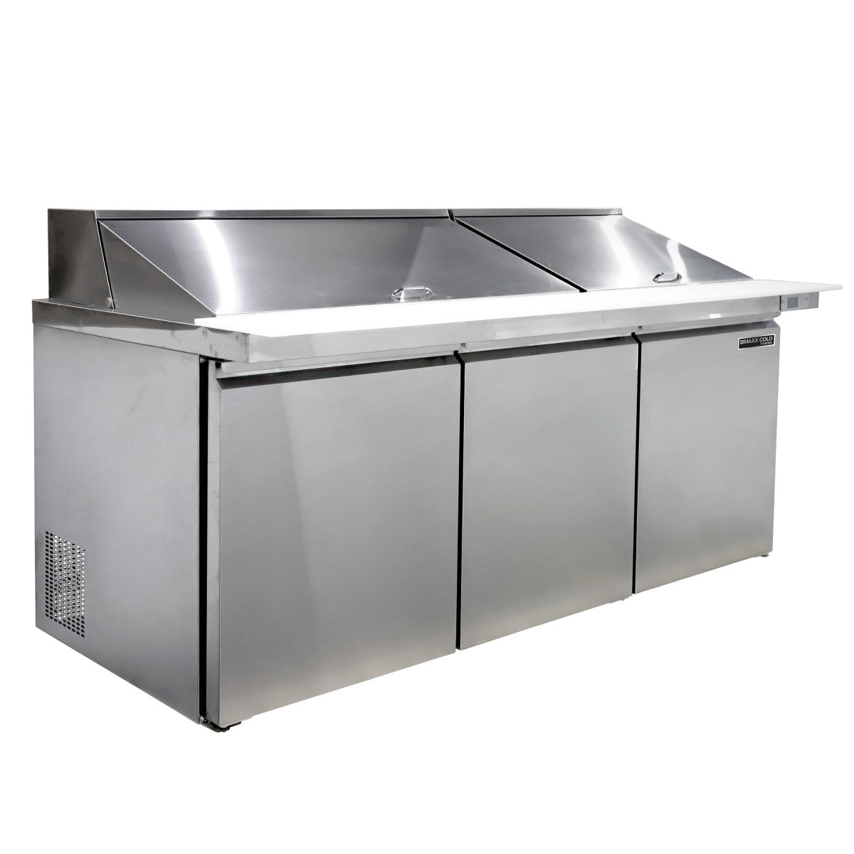 Maxx Cold V-Series 3 Door Refrigerated Mega Top Prep Table, 72"W, 19.6 ...