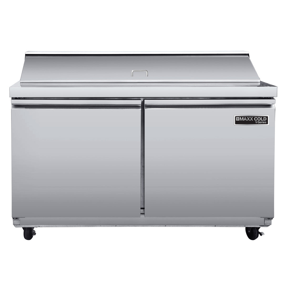 Maxx Cold V-Series 2 Door Refrigerated Sandwich and Salad Prep Station ...